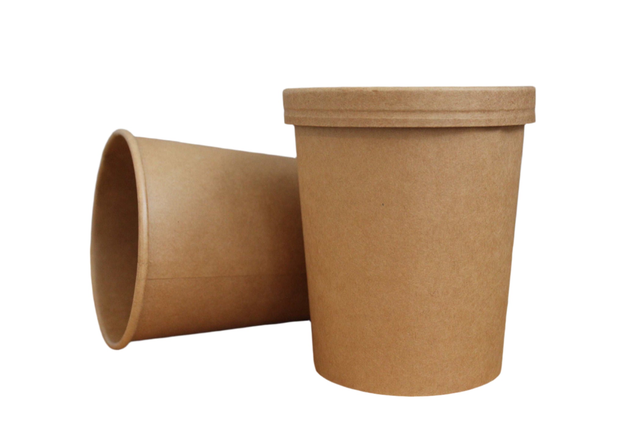 16oz Kraft Paper Soup Bowl (500pcs) | Take-Out | Round Paper Food Cont ...